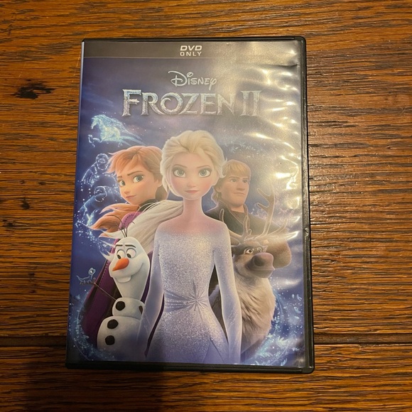Disney | Media | Disney Frozen Ii Dvd With Blue And White Cover | Poshmark